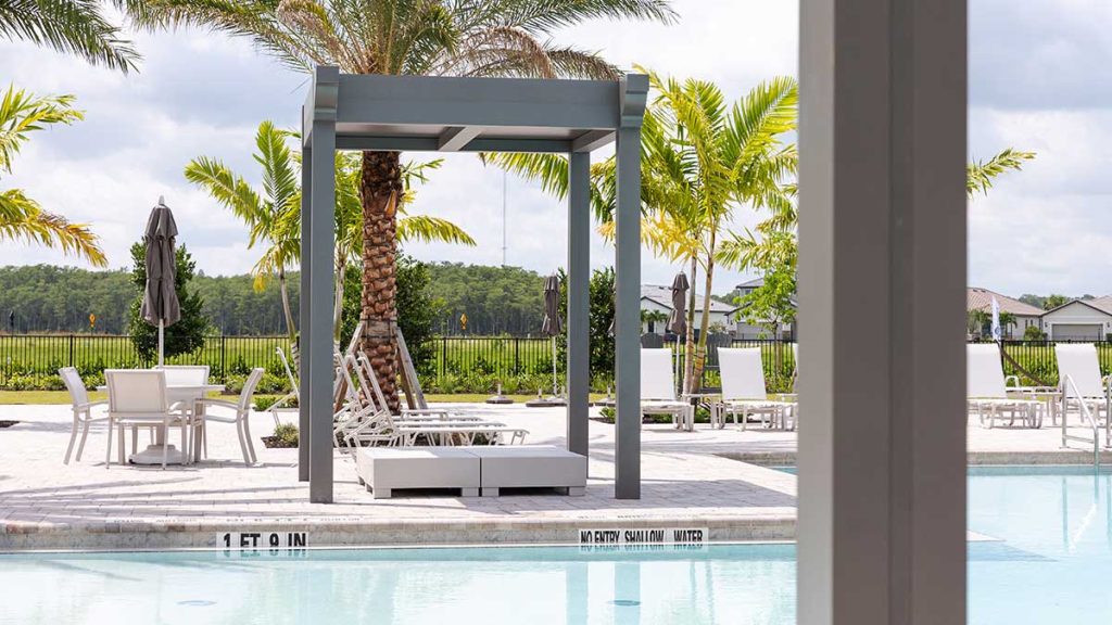 Community Pool Pergola Project - Azenco Outdoor