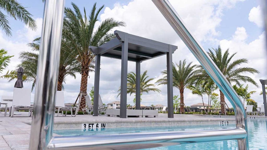 Community Pool Pergola Project - Azenco Outdoor
